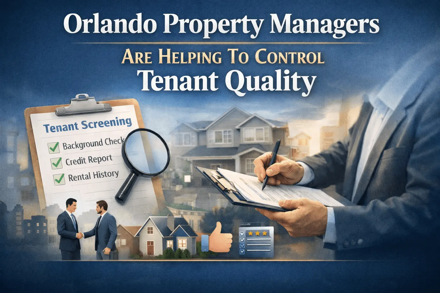 Orlando Property Managers Are Helping To Control a Tenant Quality ...